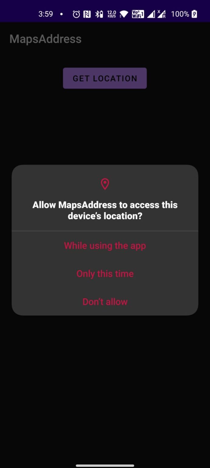 Fetch Full Address, Latitude and Longitude in Android Also Live Location